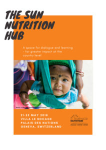 2018 World Health Assembly Nutrition Hub - SUN progress portal